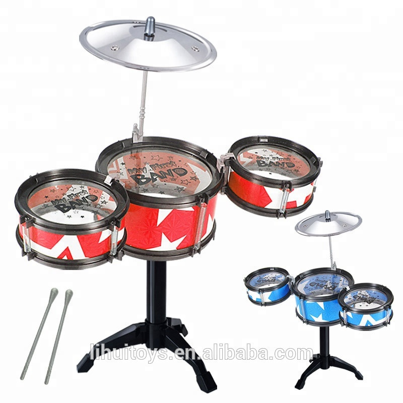 Buy Musical Instrument Plastic Jazz Toys Set 3 Pcs Jazz Toy Drum from ...