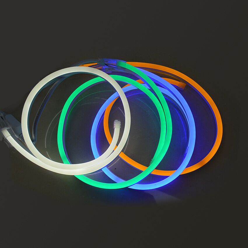 Buy Neon Light Home Dc12v Led Neon Light Flex Rope Strip Rgb Flex 14 ...