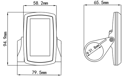 Buy Other Electric Bike Parts Control Panel Emc/ce/rohs Yl-80c 36v/48v ...