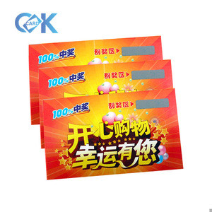 Buy Prepaid Plastic Scratch Cards / Pvc Phone Calling Recharge Card ...
