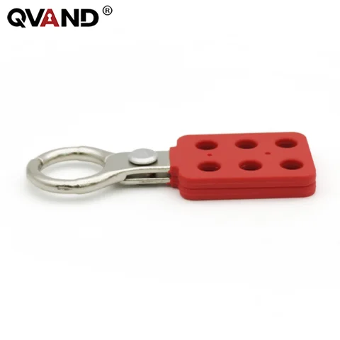 Buy Qvand 38mm High Quality Nylon Aluminum Safety Lockout Hasp Padlock ...