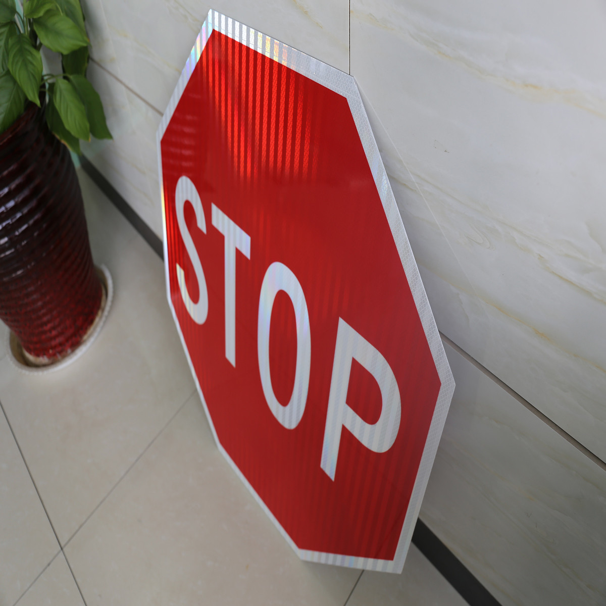 Buy Reflective Safety Traffic Stop Signs from Anhui Angran Green ...