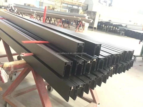 Buy Reilbu Aluminium U Channel Base Glass Railing System Streamlined ...