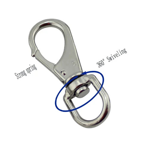 Buy Rigging 304 316 Stainless Steel Swivel Snap Hook With Eye from ...