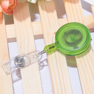 Buy Round Retractable Pull Cord Badge Reel With Fix Functions from ...