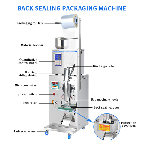 Buy Small Sachets Spices Powder Automatic Filling Machine Coffee Teabag Packing Multi-function ...