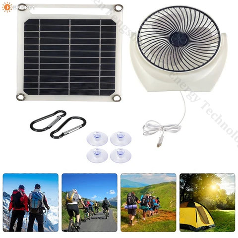 Buy Solar Fan With Solar Panel Rechargeable Solar Fan With Solar Panel ...