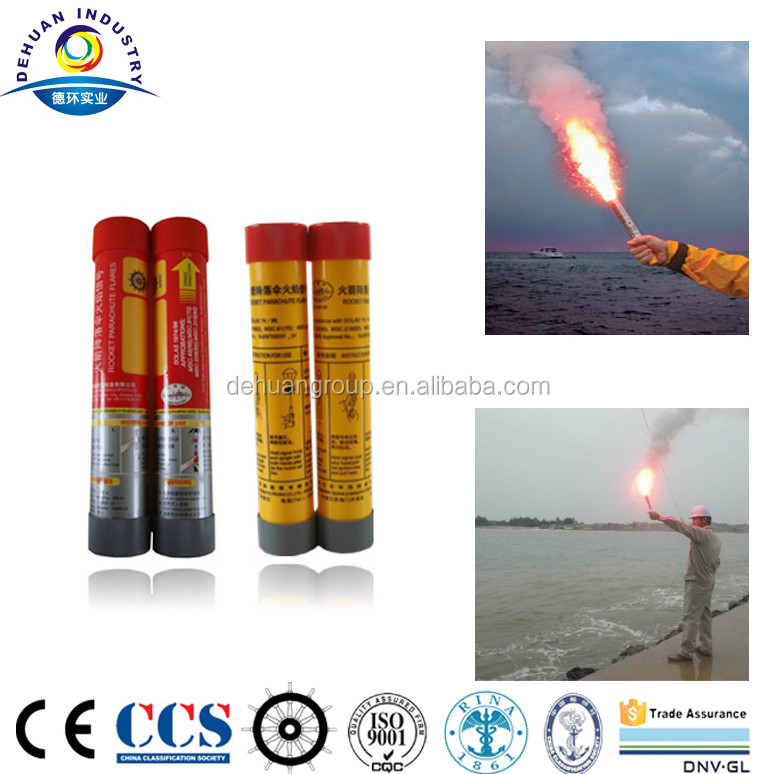 Buy Solas Marine Pyrotechnic Safety Signals Long Burning Time Red Hand ...