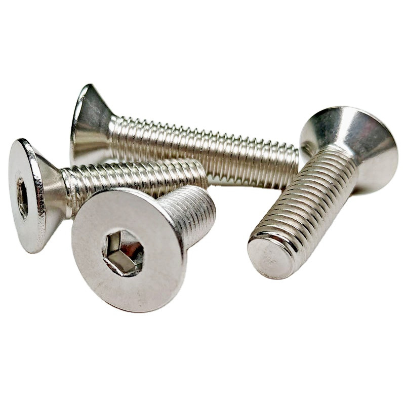 Buy Stainless Steel Hex Socket Csk Head Machine Screw from Guangxi Hean ...