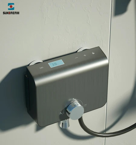 Buy Stepon Digital Shower Control Functions Rainfall Shower Head Hot ...