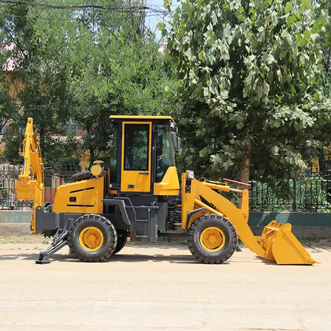 Buy Strong Power Mini Retroexcavadora Loader Backhoe China 1 Ton ...