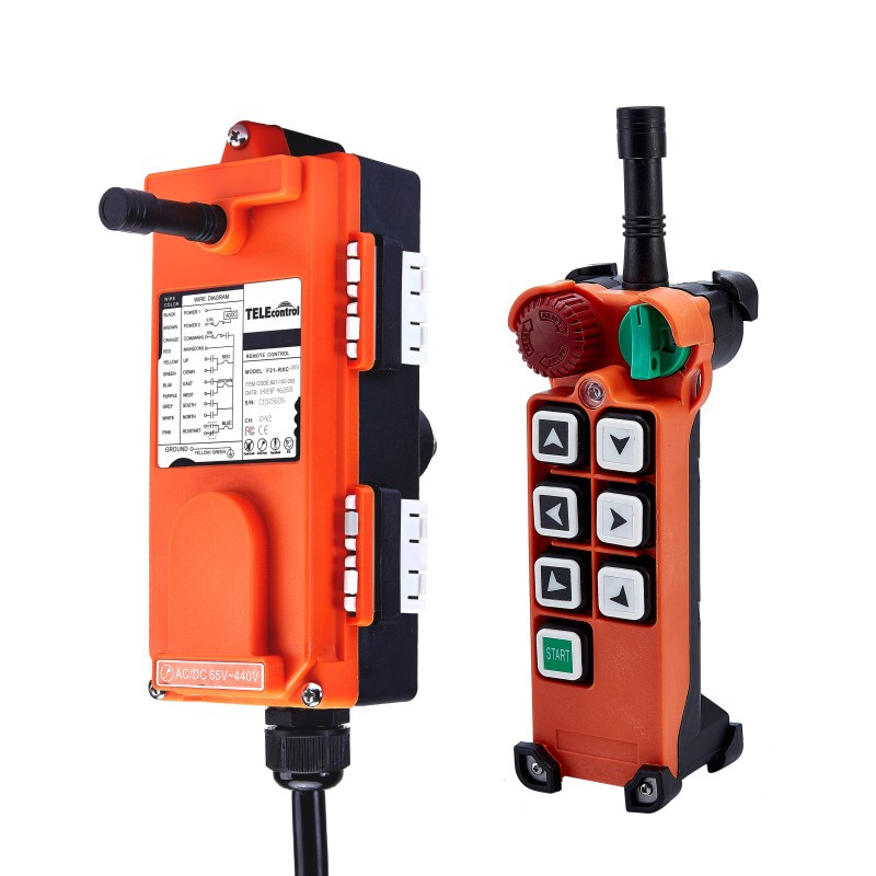 Buy Telecontrol 6 Single Speed Push Button Wireless Radio Remote ...
