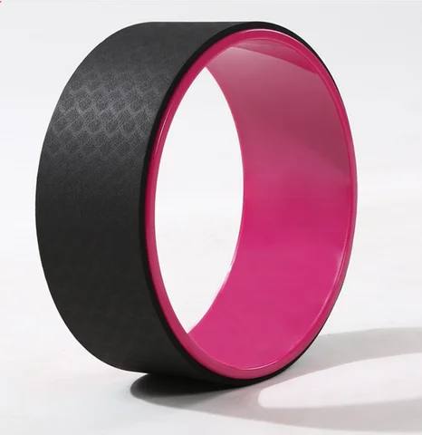 Buy Tpe Yoga Pilates Ring Fitness Roller Yoga Wheel Back Training ...