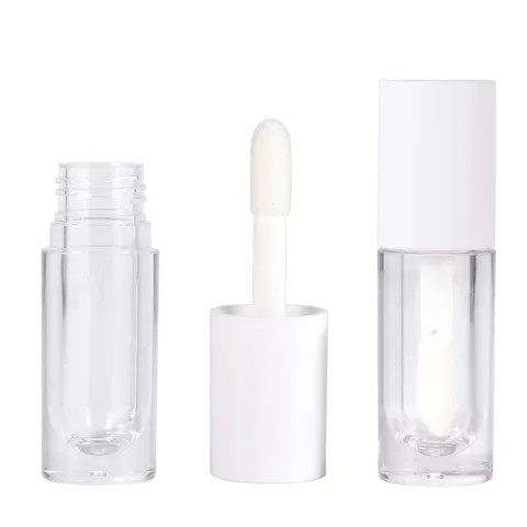 Buy Transparent Refillable Plastic Tube For Cosmetic 6ml Lip Gloss ...