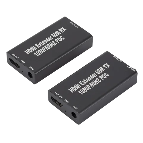 Buy Usb Power Supply 1080p Tx/rx With Over Signal Cable 60m 196ft Hdmi ...
