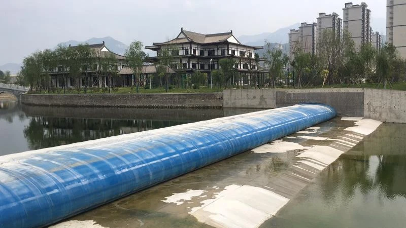 Buy Water/ Air Inflatable Rubber Weir/rubber Dam from Hengshui Hengyang ...