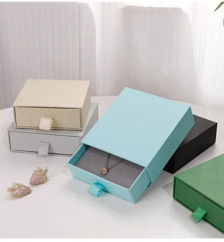 Buy Zmd07 Colorful Small Cardboard Drawer Gift Box For Ring Necklace ...