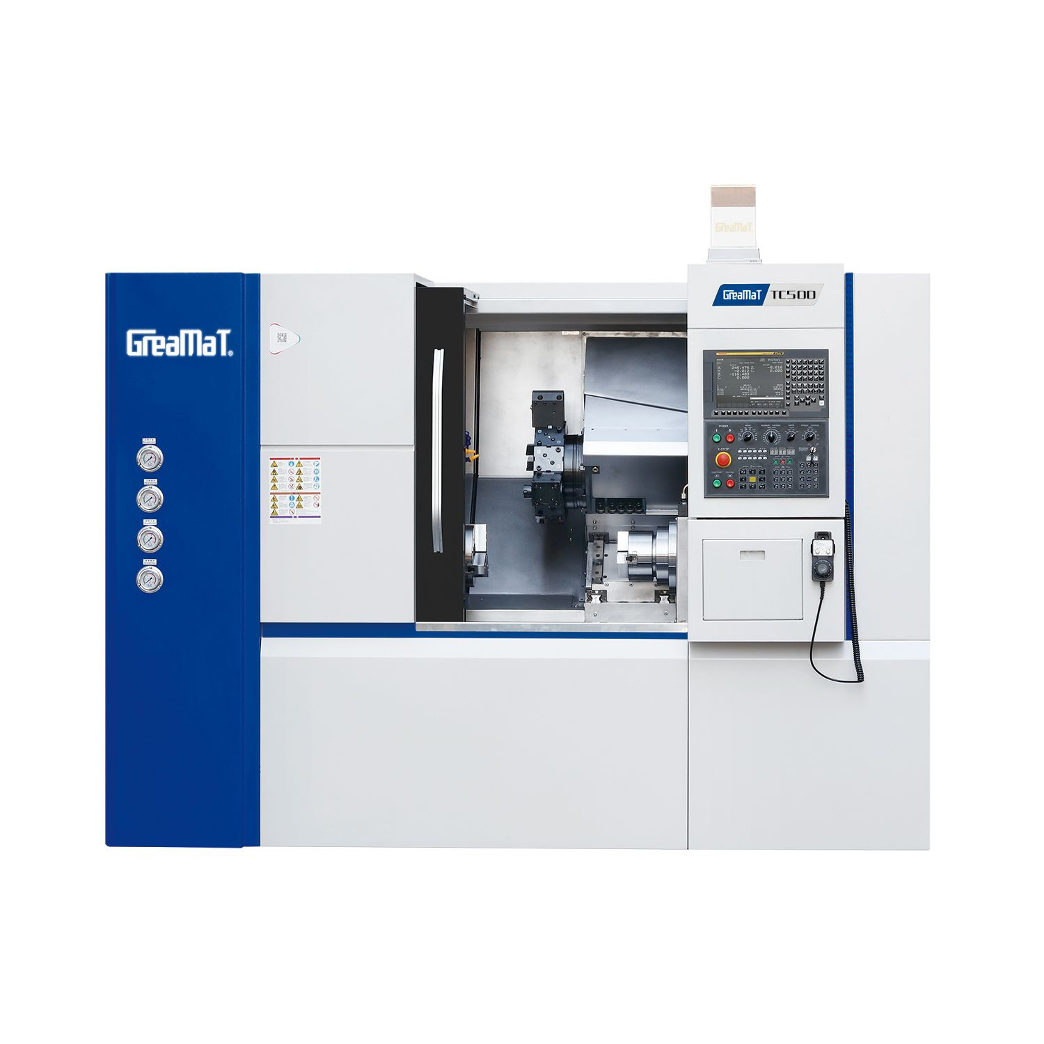 Buy China High-end Cnc Machine Tools Dual-spindle Turning Center With ...