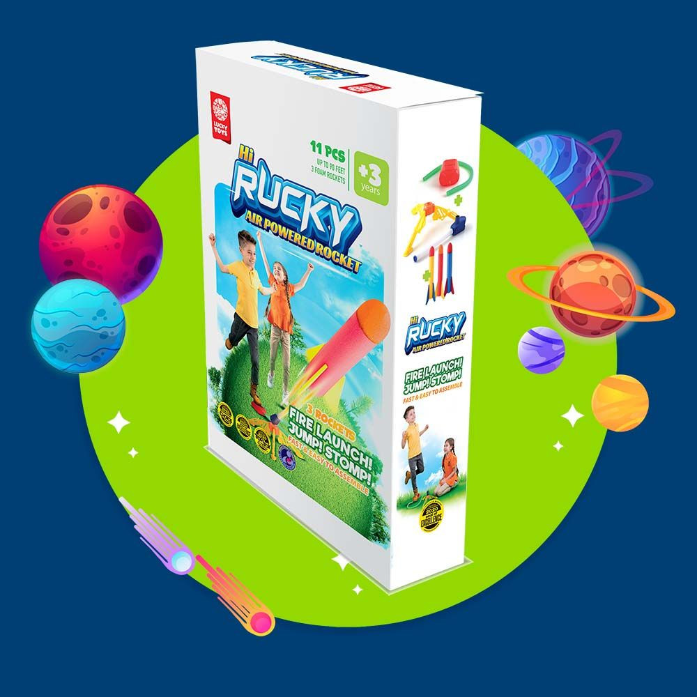 Buy Hi Rucky, Air Powered Rocket Launcher from Lucky Toys, Iran ...