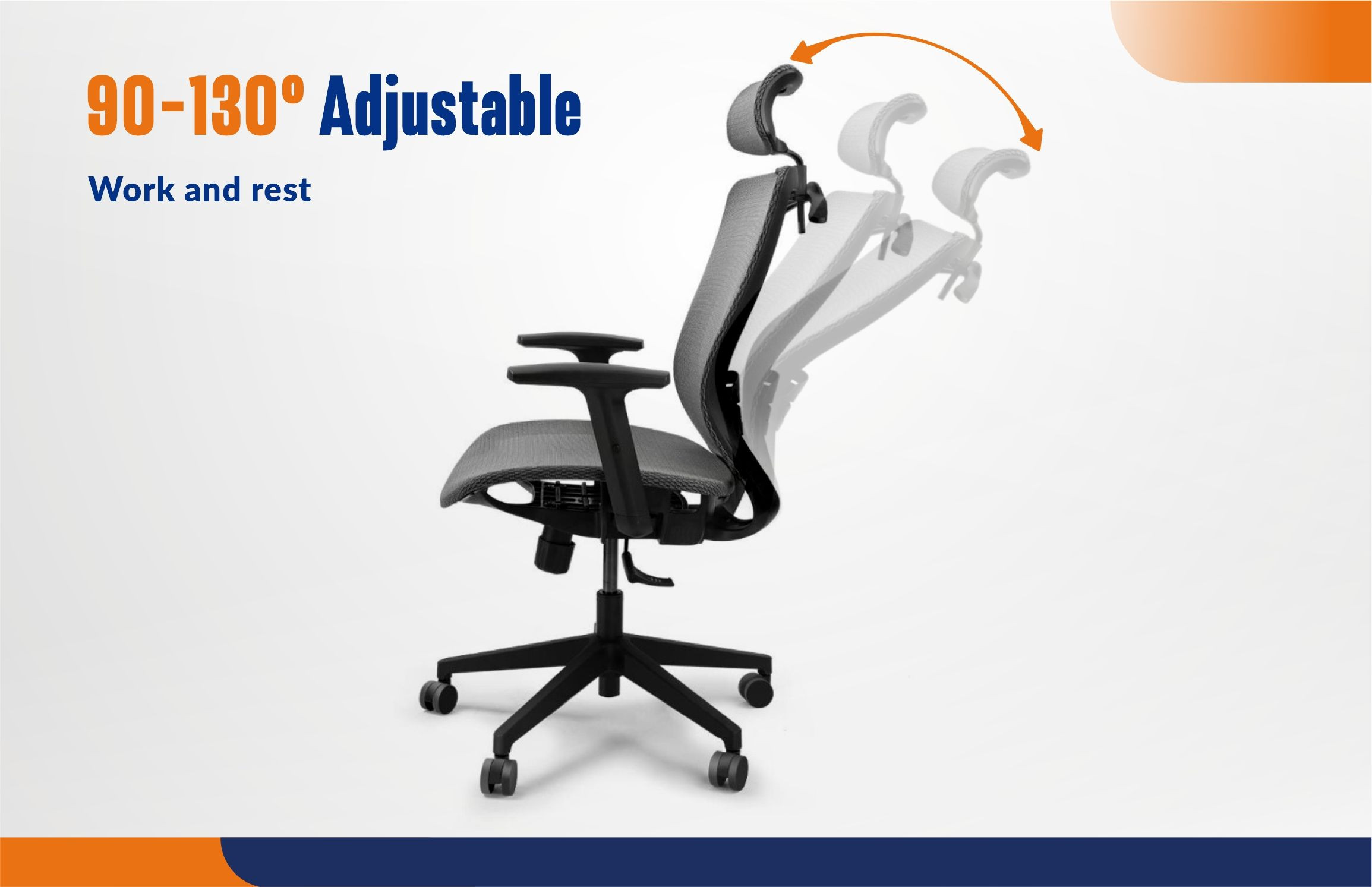 Buy High Back Ergonomic Mesh Office Chair With Clothes Hanger from ...
