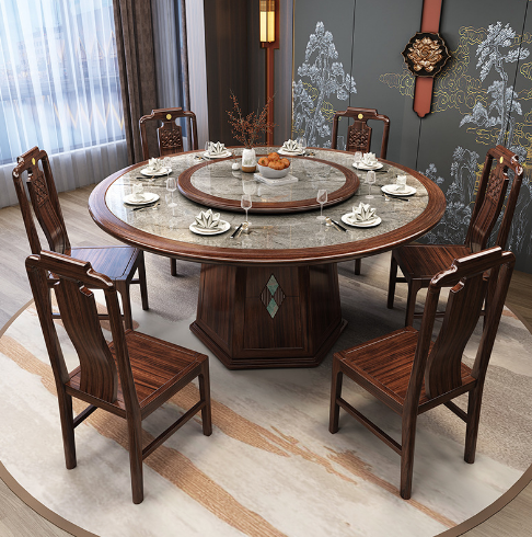 Buy Electric Round Dining Table For Hotels And Restaurants from Nantong ...