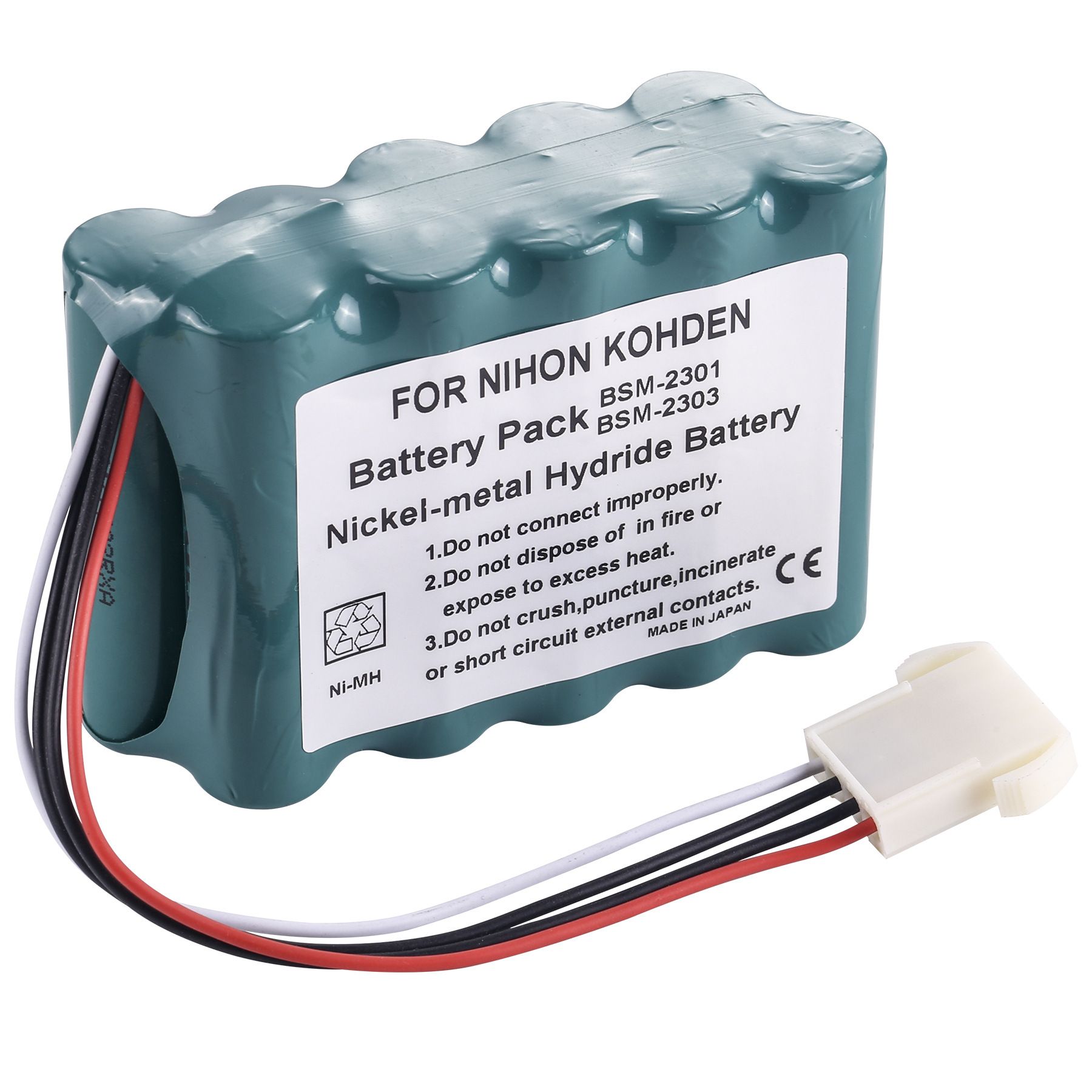 Buy New Vital Signs Monitor Battery For Nihon Kohden Bsm-2300 2300a ...