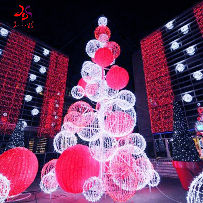 Buy Multi Color 3d Outdoor Lighting Glitter Decoration Giant Led ...