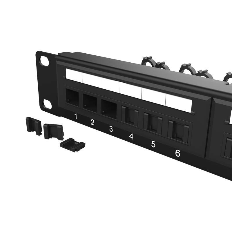 Buy 24 Port Unscreened Rj45 Punch Down Patch Panel With Dust Proof Door ...