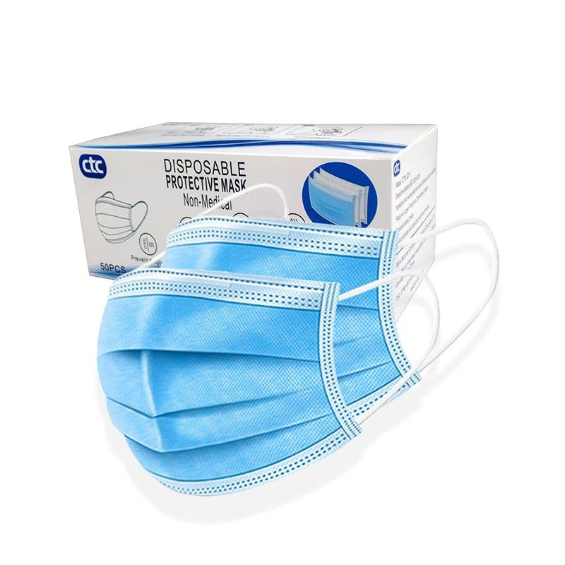 Buy Factory Stock Direct Sales Disposable Masks Civilian 3-layer ...