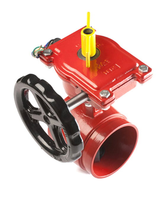 Buy Grooved Butterfly Valve With Supervisor from Shandong Lede ...