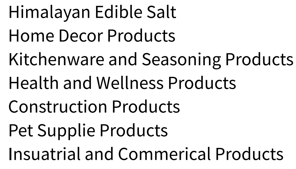 Buy Pink Himalayan Salt, Natural Salt, Salt Lamps from MD Prime Traders ... Buy Pink Himalayan Salt, Natural Salt, Salt Lamps from MD Prime Traders ...