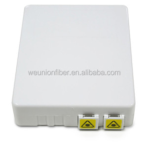 Buy 2 Cores Ftth Fiber Optic Face Box Fiber Face Plate Panel Terminal ...