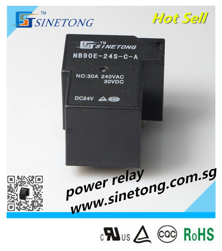 Buy 24v 30a Pcb Type Power Relay China Made 4pin Electromagnetic from ...