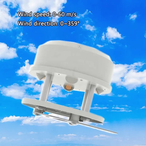 Buy 4-20ma Weather Monitoring System Ultrasonic Weather Station Mini ...