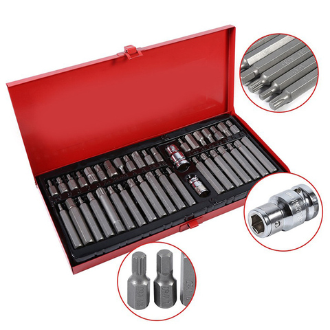 Buy 40pcs S2 1/2 Cheap Socket Set Bit Set Automotive Car Repair Tool ...