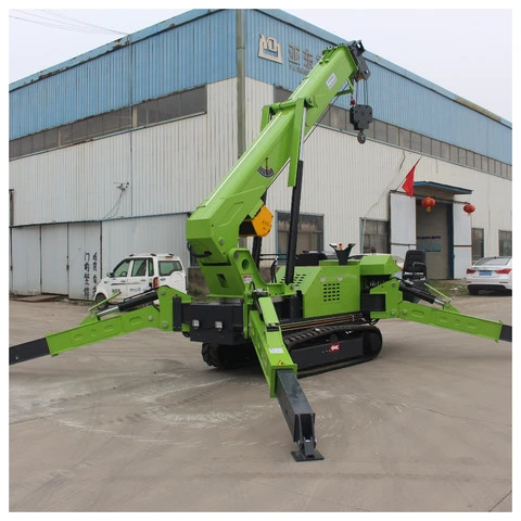 Buy 5 Ton Multifunctional Small Lifting Equipment Teacked Spider Crane ...