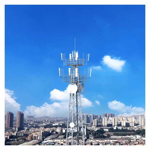 Buy 5g Steel Gsm Antenna Mast 10 To 120 Meter Lattice Tower For ...