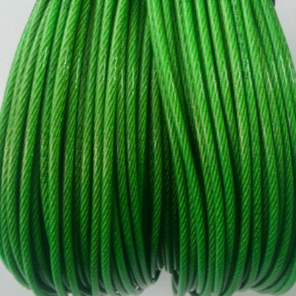 Buy 6mm Pa/pu/pvc/nylon/pp Coated Galvanized Steel Wire Rope, Stainless ...