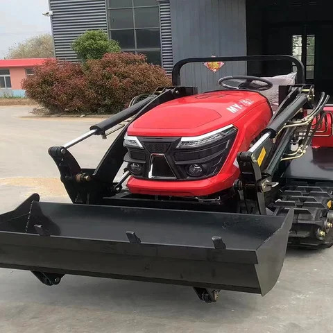 Buy 75hp Powerful Multifunctional Crawler Tractor New Small Farm ...