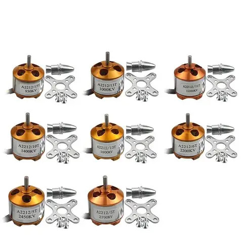 Buy A2212 2212 Brushless Motor 930kv 1000kv 1400kv 1800kv 2200kv 2450kv ...