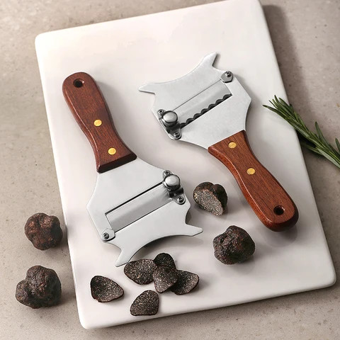 Buy Adjustable Stainless Steel Truffles Planer With Wood Handle Truffle ...