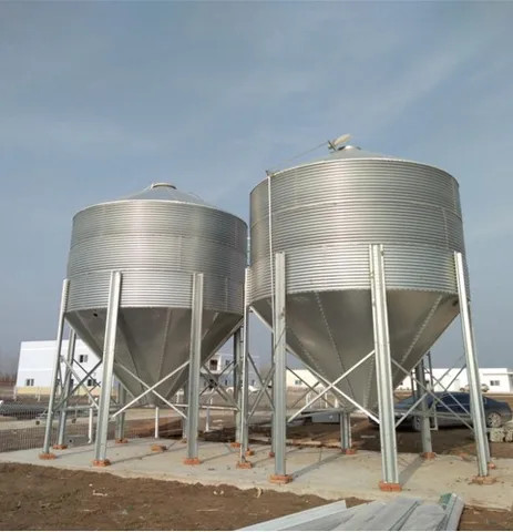 Buy Agricultural Galvanized Steel Sheet Storage Silos 10t 30t 50t Silos ...