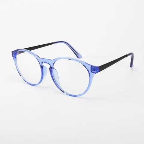 Buy Anti Blue Light Retro Polygon Frame Anti Radiation Glasses ...