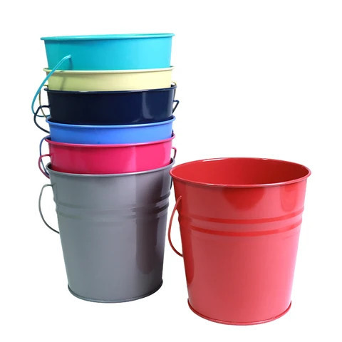 Buy Antique Kids Toy Mini Metal Bucket With Handles Home Decorative ...