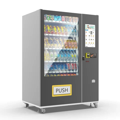 Buy Beverage Beer Snack Touch Screen Android System Vending Machine ...