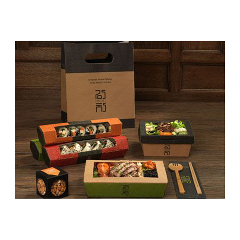 Buy Cardboard Food Takeout Square Containers Carry Out Packaging ...