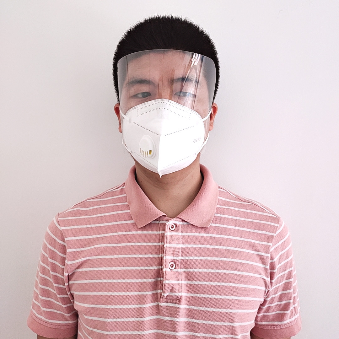 Buy Ce Ffp2 Mask Adult Design Face Cover Protection Eye Shield With ...