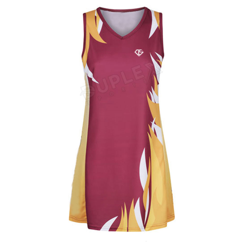 Buy Competitive Price Blank Pattern Netball Tennis Dress Uniform Use ...