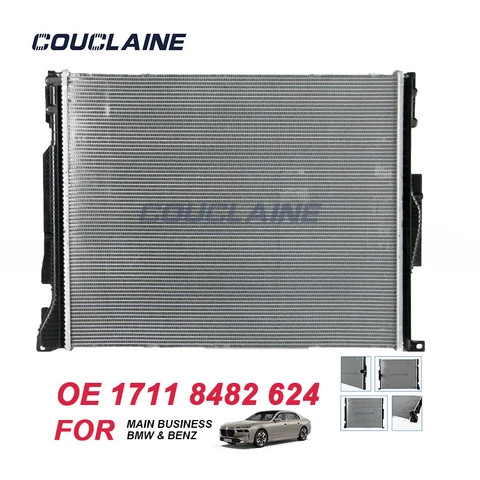 Buy Couclaine 17118482624 8482624 Coolant Aluminium Radiator For Bmw ...
