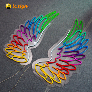 Buy Custom Acrylic Led Rgb Neon Flex Strip 12v Logo Sign Lights Lighted ...